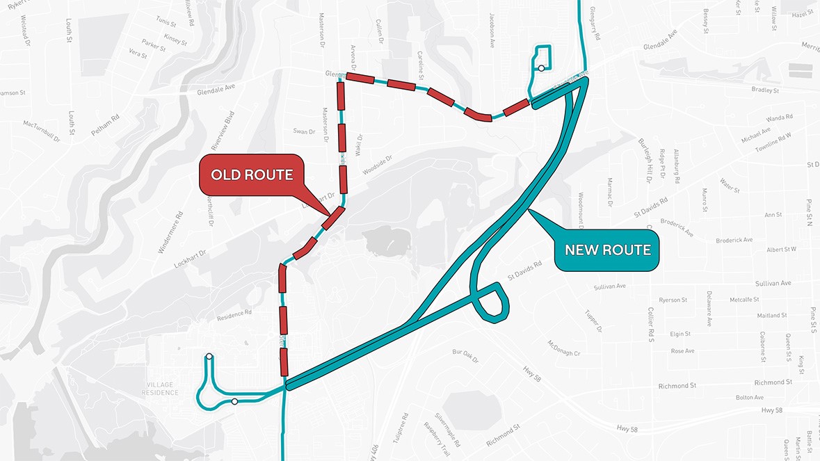 Route Changes: 70 & 75 Using Highway 406 - Niagara Region Transit