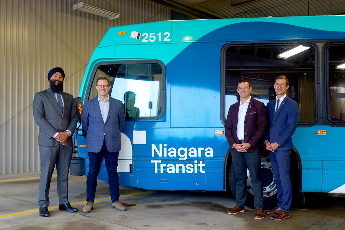 Project Announcement for Public Transit Infrastructure Stream - Niagara Region Transit