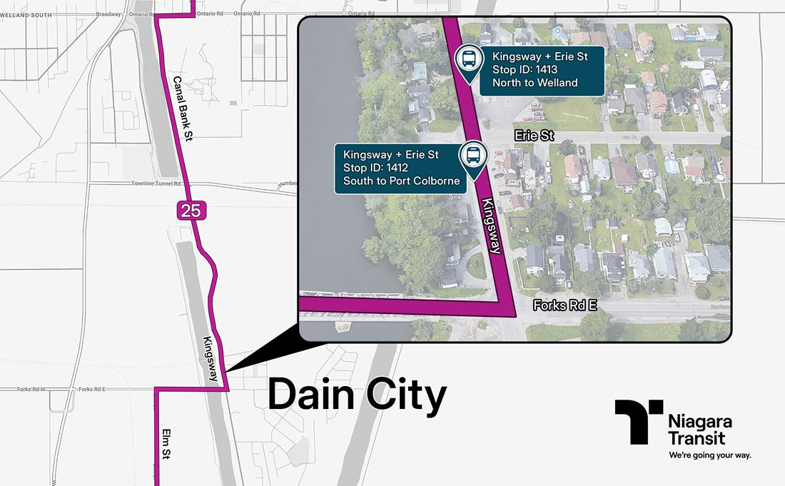 New Stops in Dain City - Niagara Region Transit